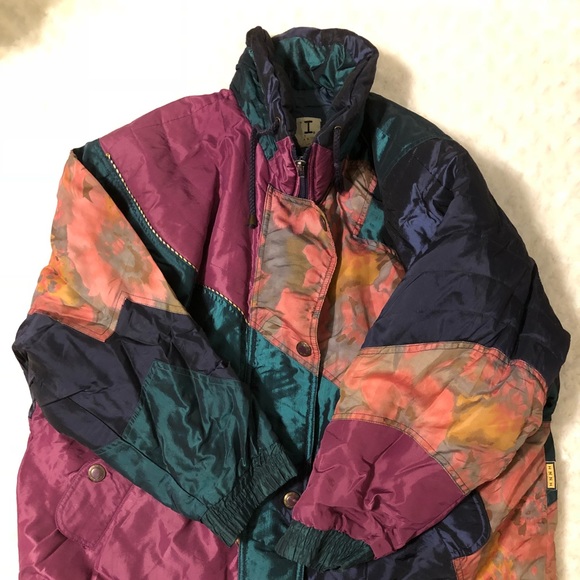 Jackets & Coats | Vintage Multi Color Coat | Poshmark